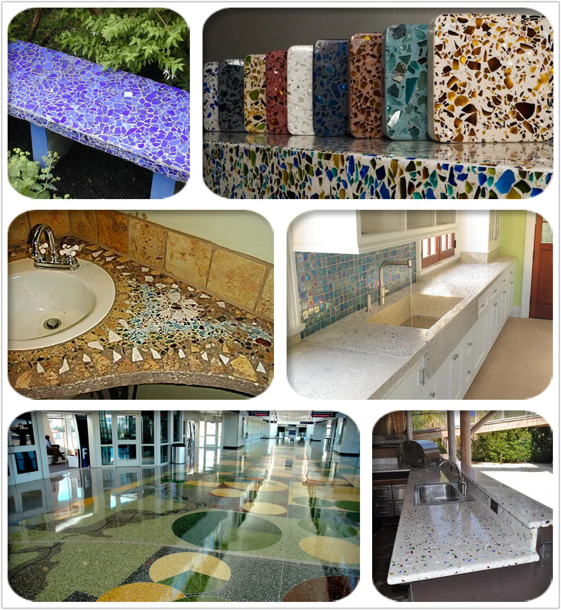 Crushed Glass in Concrete - High Quality Recycled Aggregate