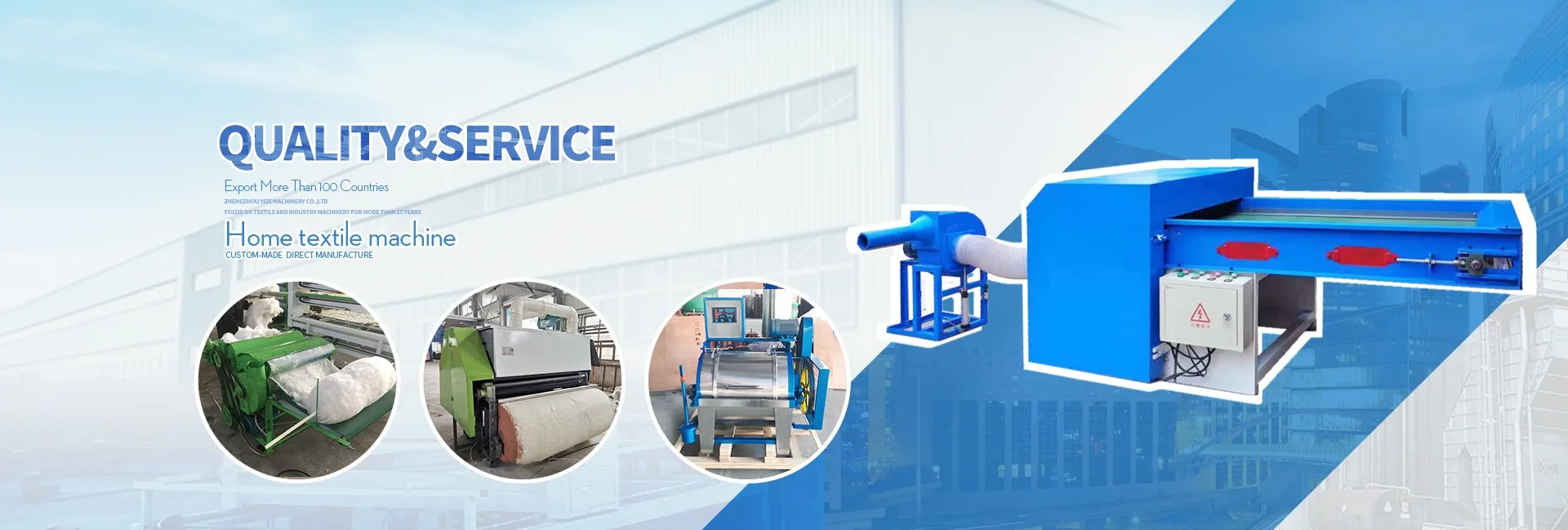 Zhengzhou Yize Machinery Co., Ltd. - Quilting Machine, Fiber Machine