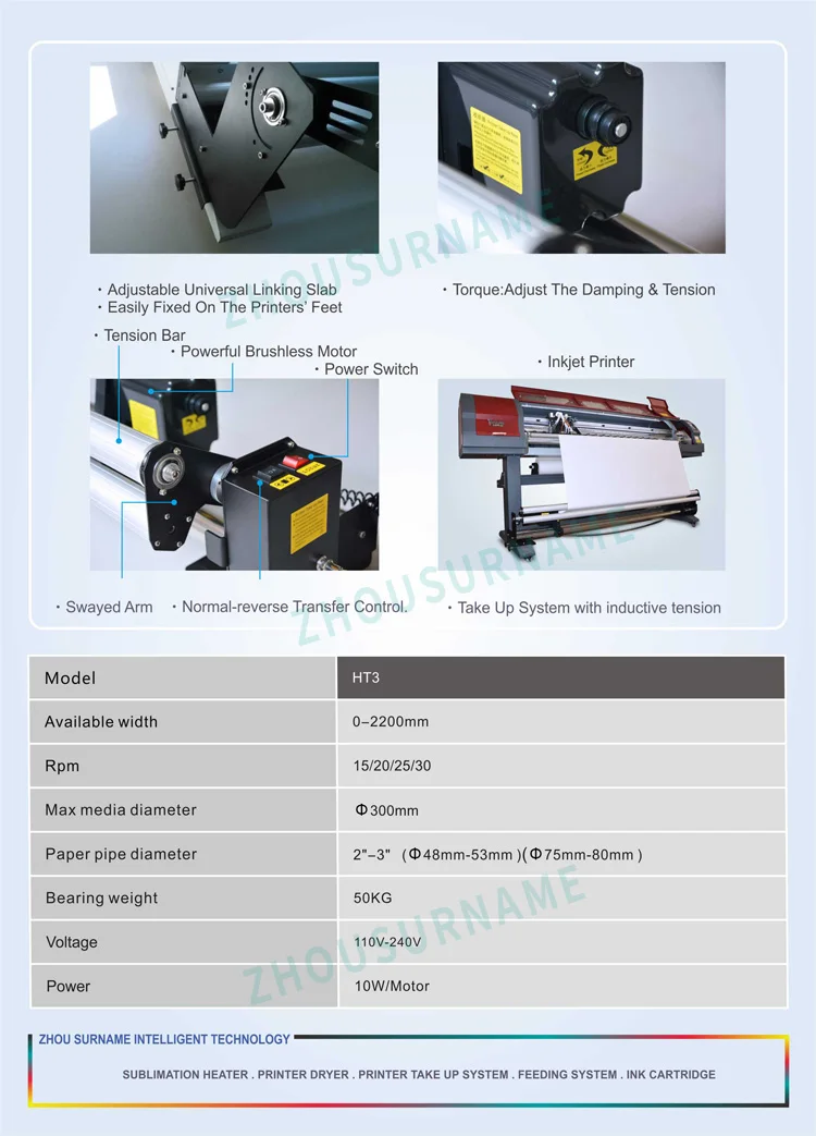 Large Format Take up Roller for Roland Printer - 1 Year Warranty