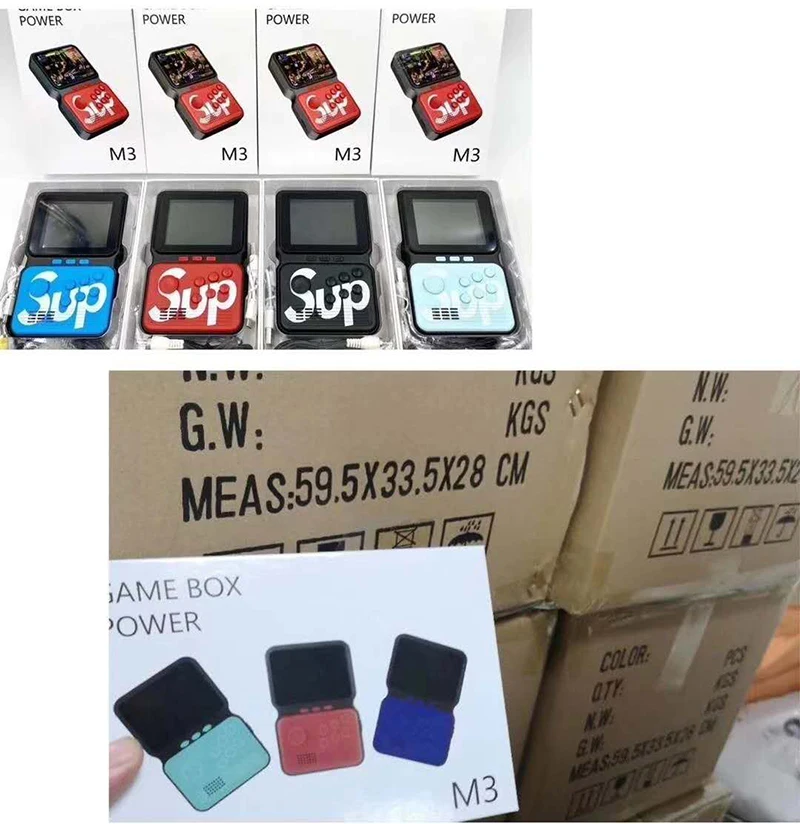 M3 Game Box Console 900 In 1 Mini Retro Classic Game Console 16 Bit ...