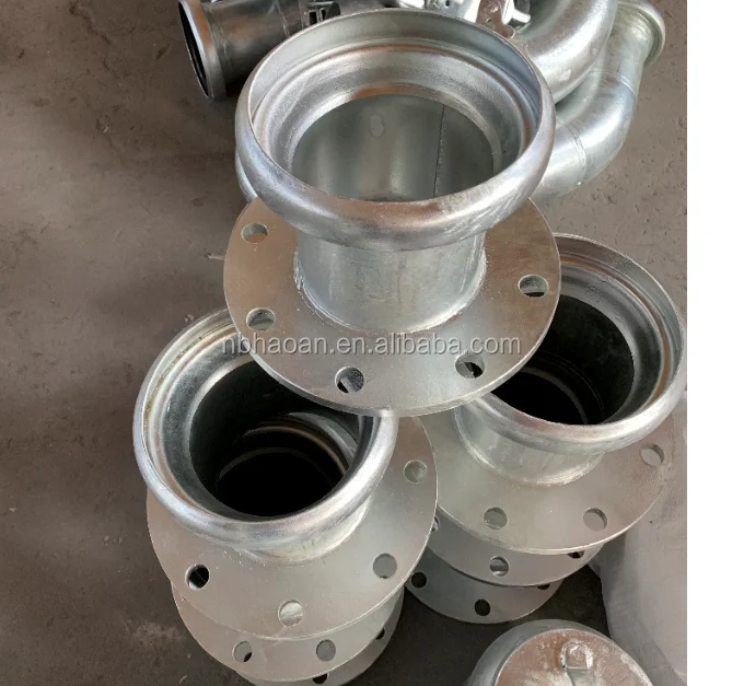 Hot Dip Galvanized Female Bauer Fitting With Pn 16 Flange - Buy Bauer ...
