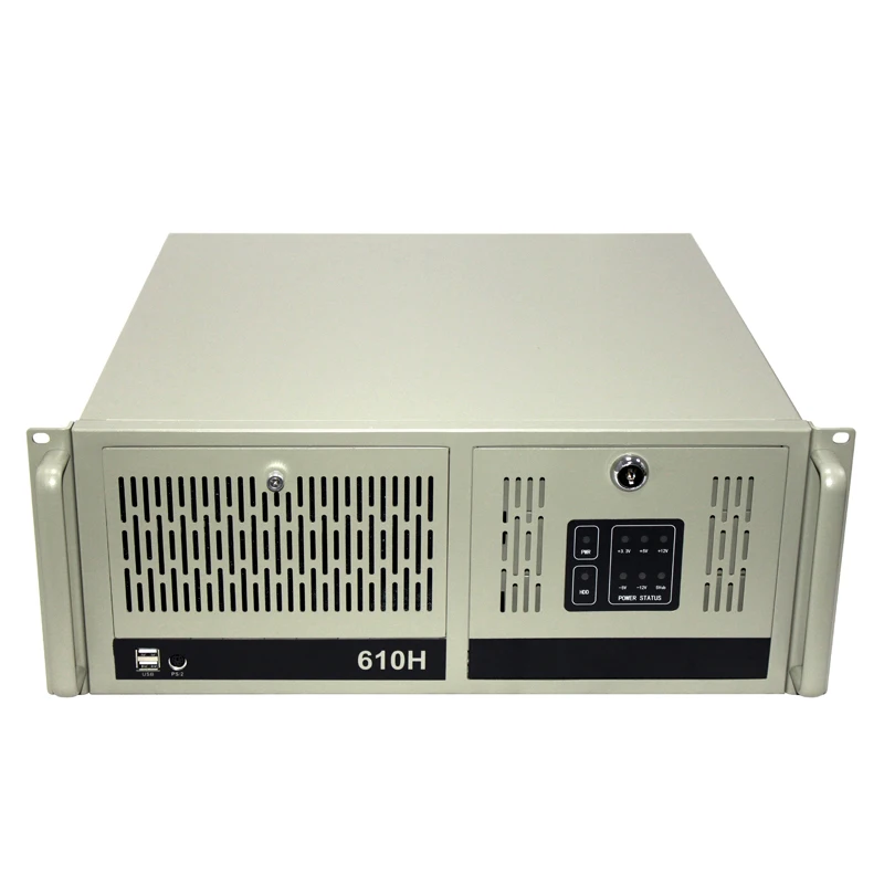 Front Lockable ATX Rackmount Server Chassis - 450mm Depth