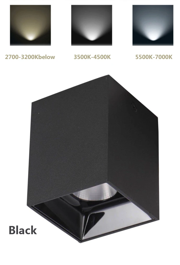 How Bright Indoor Double Head Surface Mounted Downlight Gold12W 18W ...