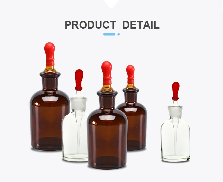 Joan Lab Laboratory Glassware Boro3.3 Glass Dropping Bottle ...