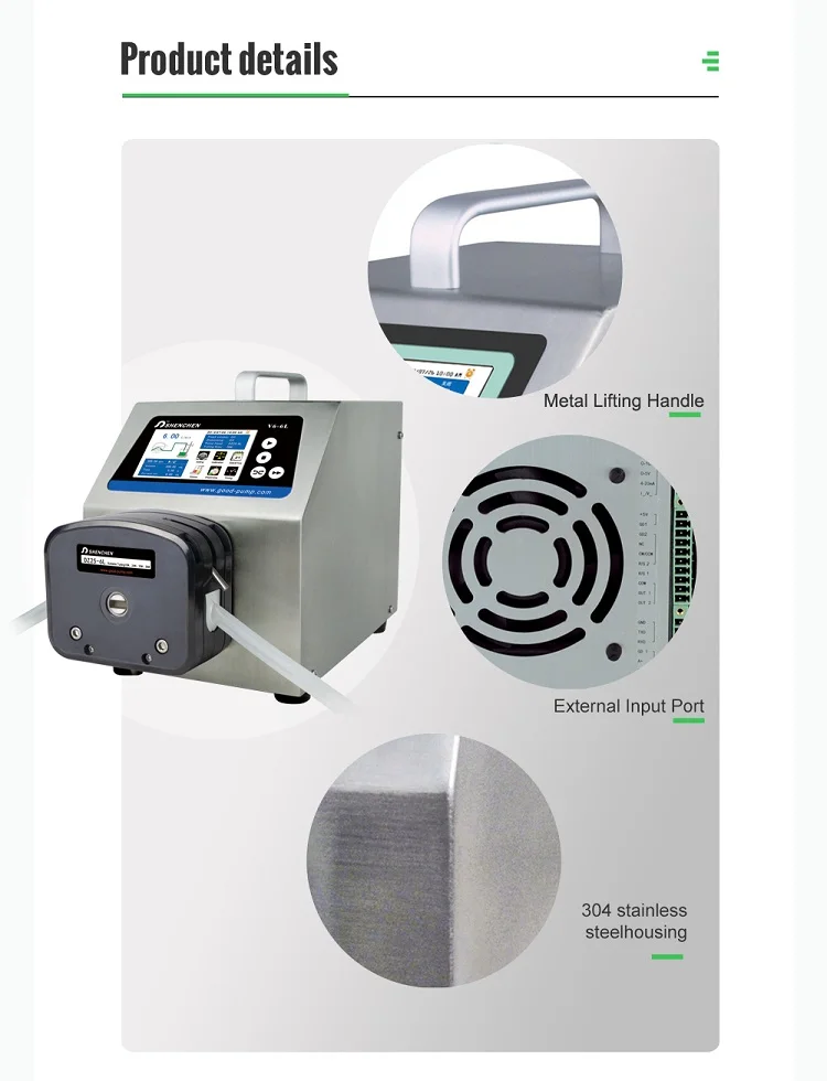 Shenchen Peristaltic Pump V6-6l - Buy Flow Rate Peristaltic Pump,Industrial Peristaltic Pump ...