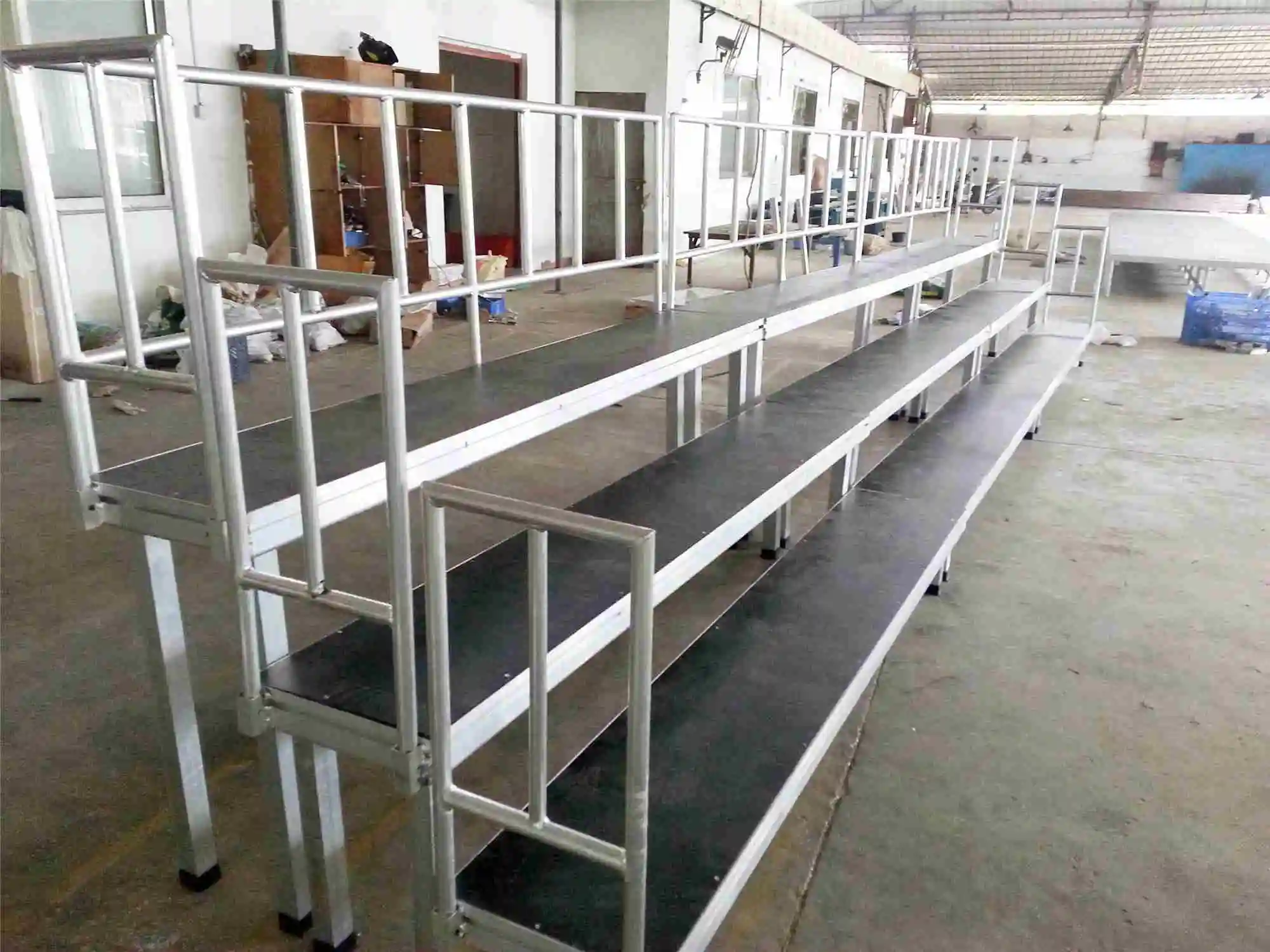 Portable Light Weight Folding Assembly Stage Platform Aluminum Used ...