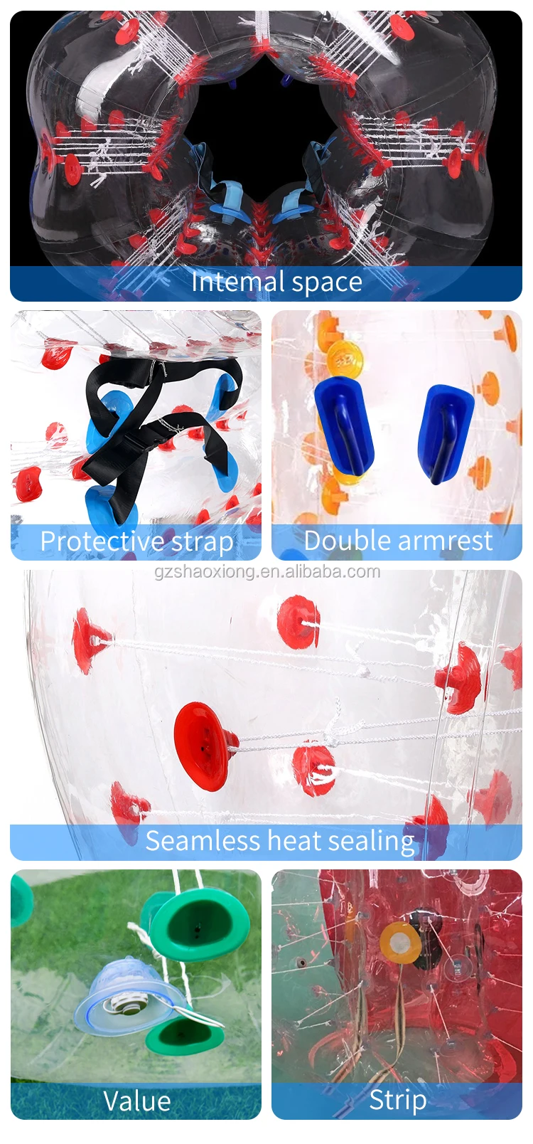 Crazy Inflatable Zorb Soccer - Large Human Body Bubble Ball