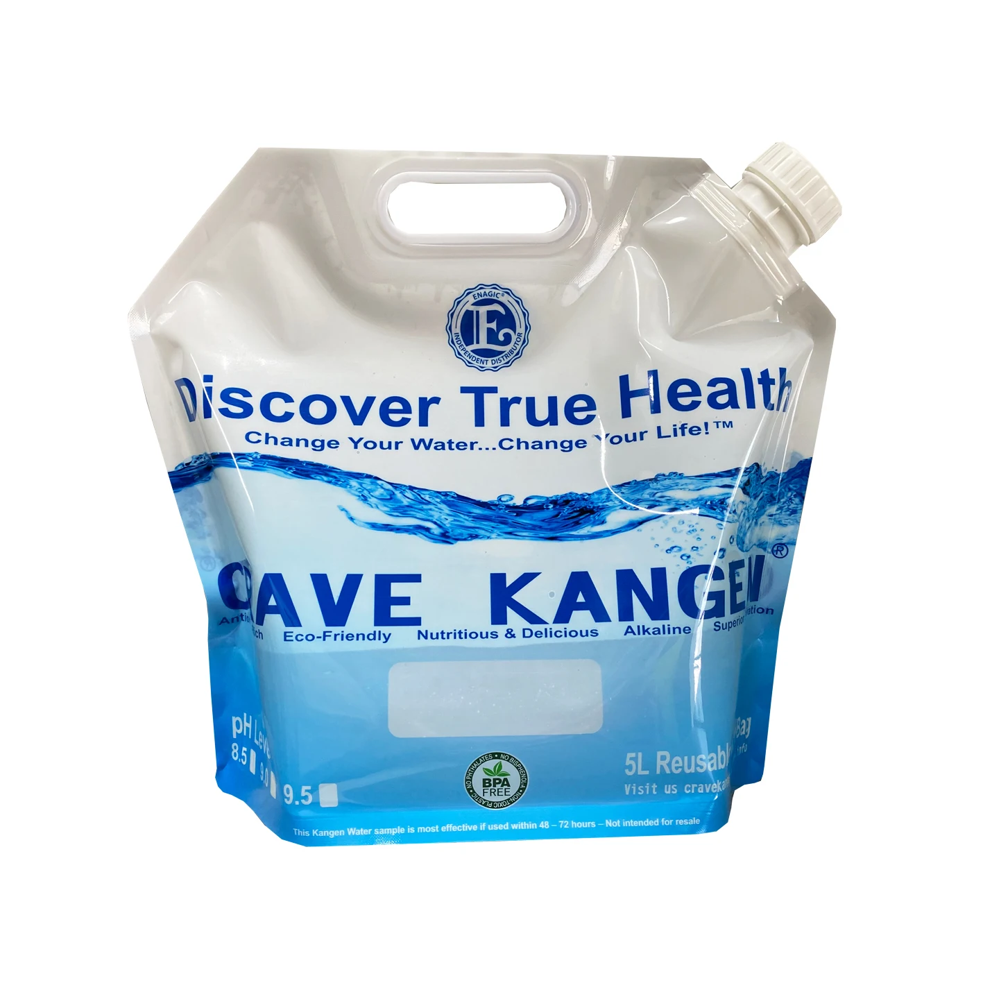 5l Reusable Water Bag With Handle - Buy 5l Bag,Reusable Water Bag,Water ...