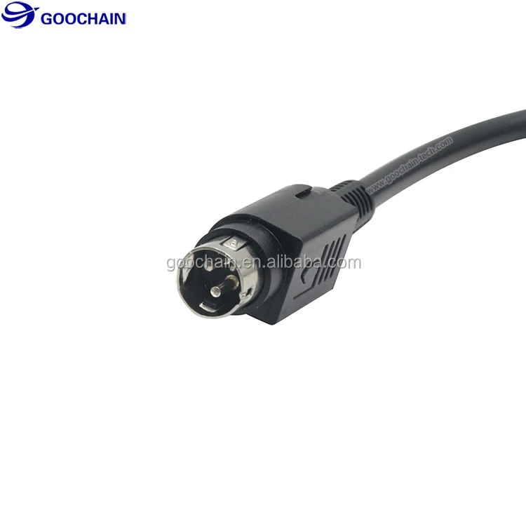 Custom Power Mini Din 3 Pin To Molex 2 Pin Connector Cable - Buy 3 Pin ...