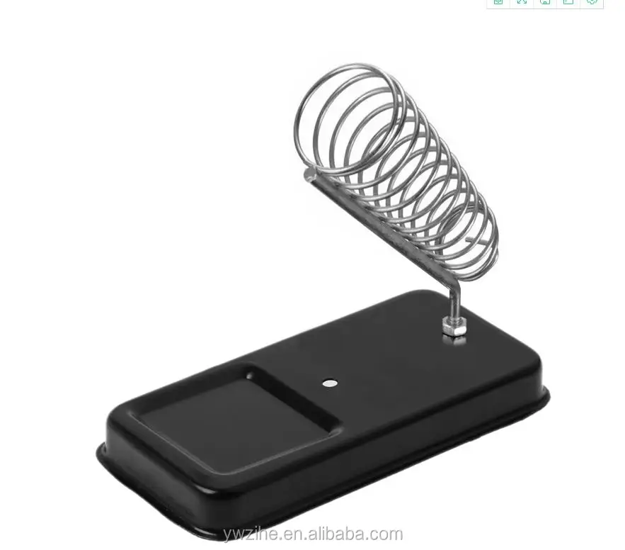 Portable Detachable Metal Base Soldering Iron Holder Stand Mount ...