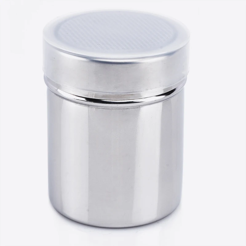 Stainless Steel Dredge Shaker Powdered Sugar Dispenser Cocoa Powder ...