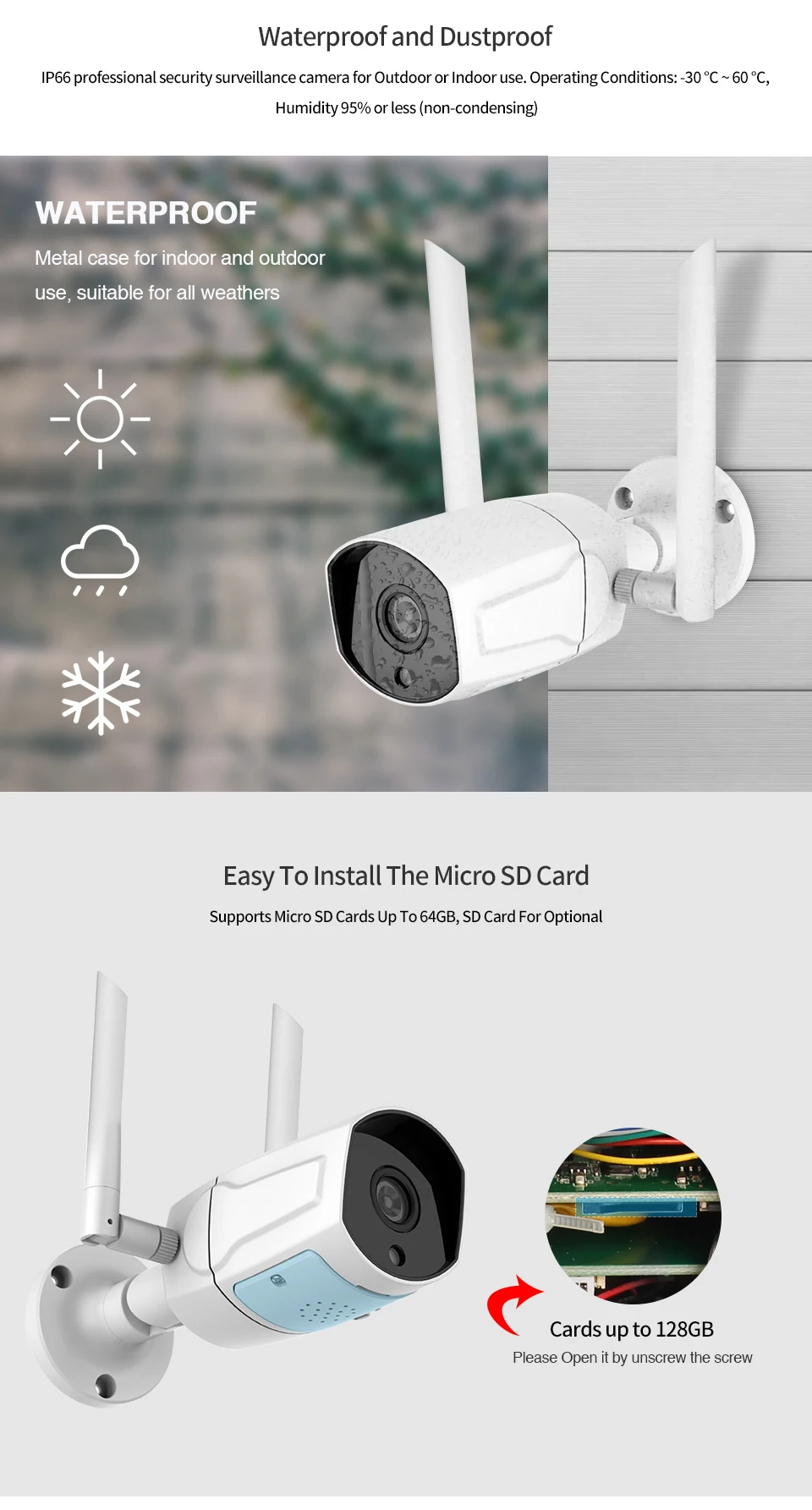 Yoosee Ip Camera Wifi 1mp 2mp 3mp Cctv Bullet Outdoor Camera Onvif With ...