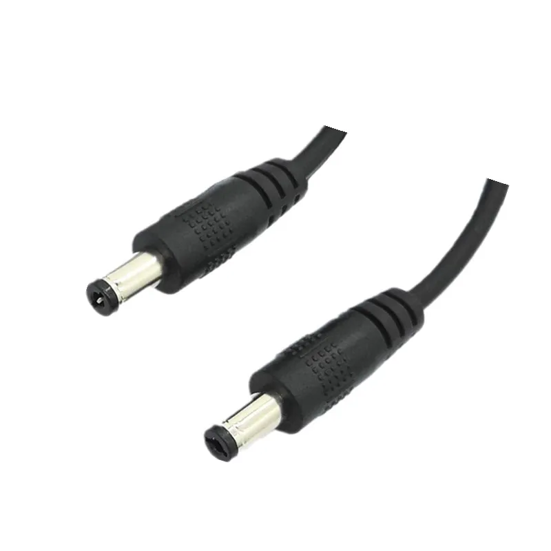 Black PVC 3ft Male to Male Power Cord 5.5x2.1MM DC Power Cable| Alibaba.com