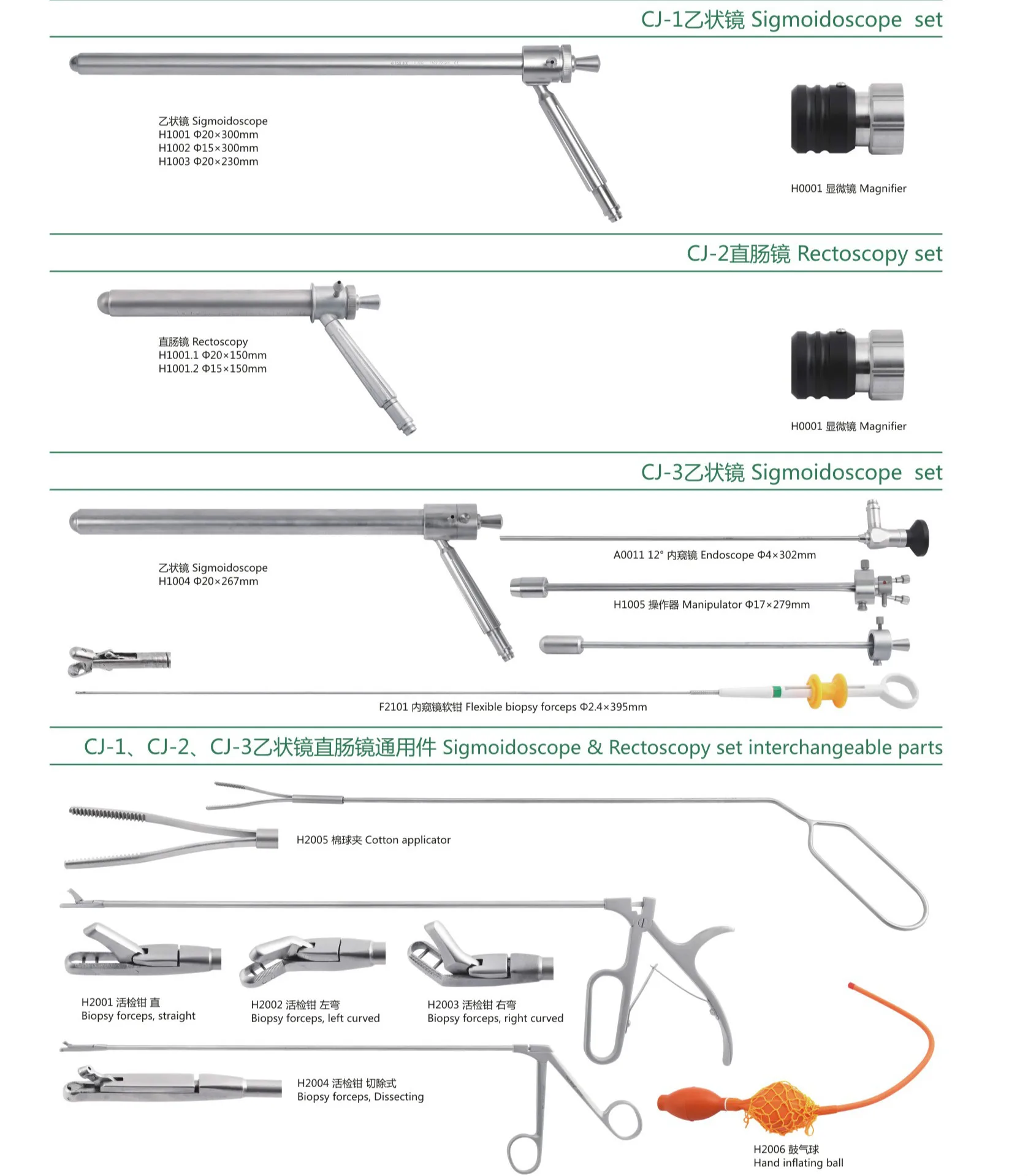 Rectoscopy Set with Magnifier/rectoscope - Precision Tools