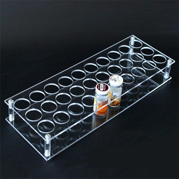 Transparent Small Bottle Display Rack - 10m Essential Oil Bottle ...