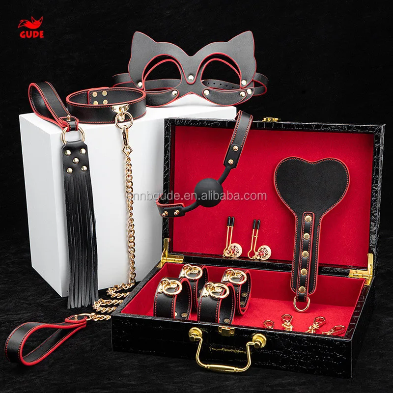 Menottes en cuir véritable noir, jouets sexuels pour Couples, liens et ...