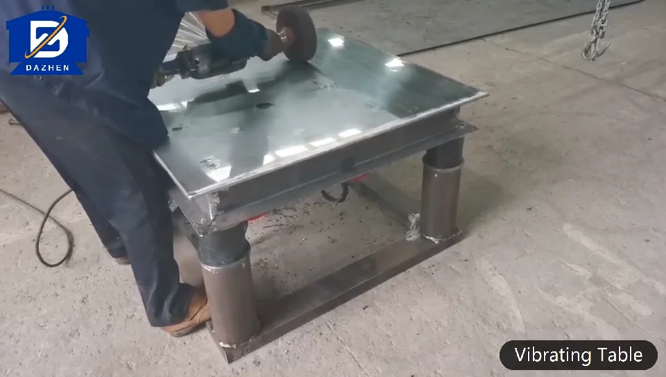 Concrete Vibrator Table Machine For Precast Construction Companies ...