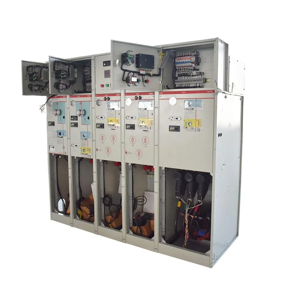 Indoor Gas Insulated RMU Switchboard Steel Power Distribution Box with ...