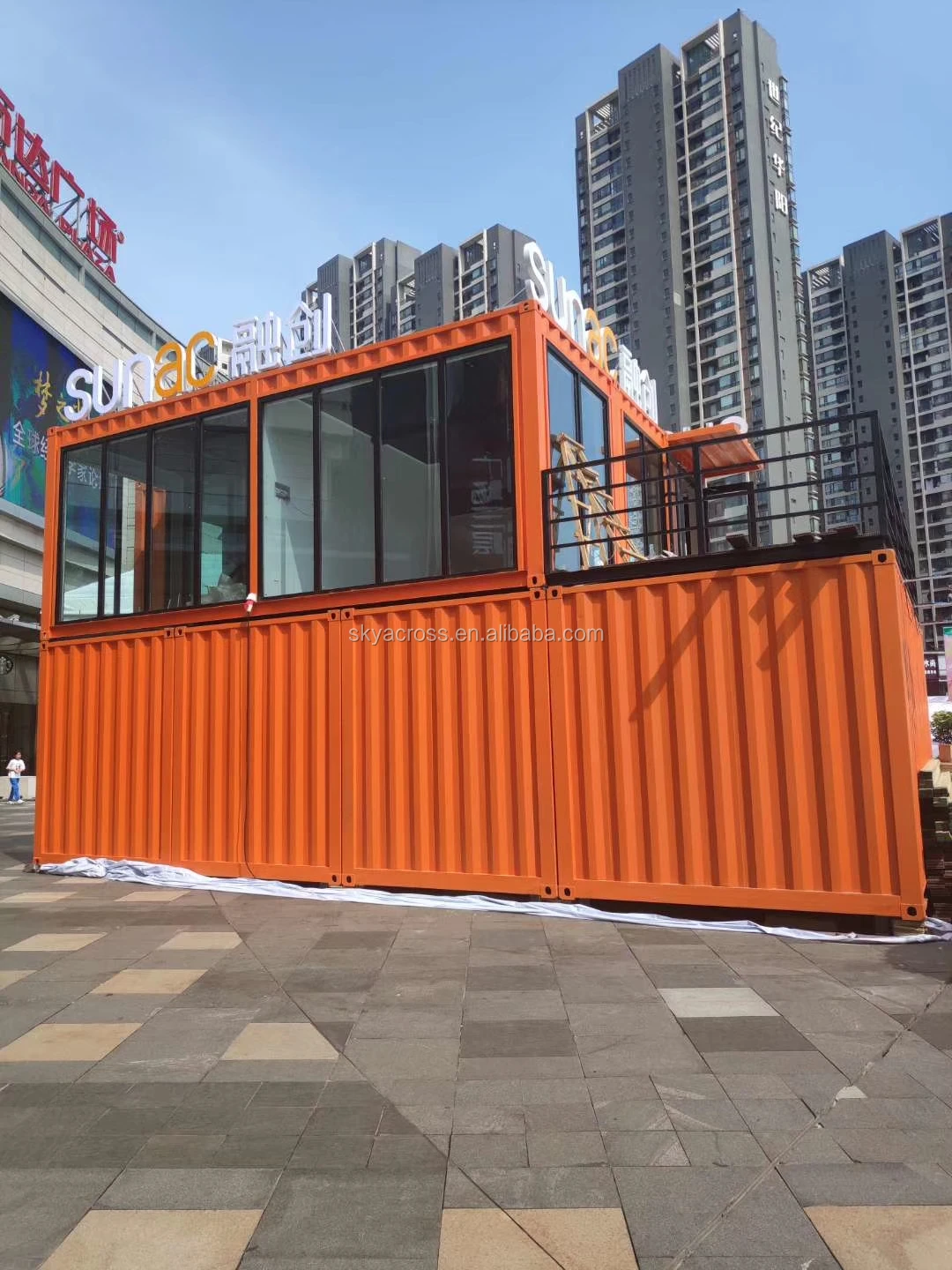 Modern Prefab Modular Mobile Shipping Container Coffee Shop