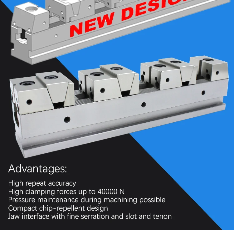 Parallel Combined Multigrip Vise for CNC Milling Machines - Universal ...