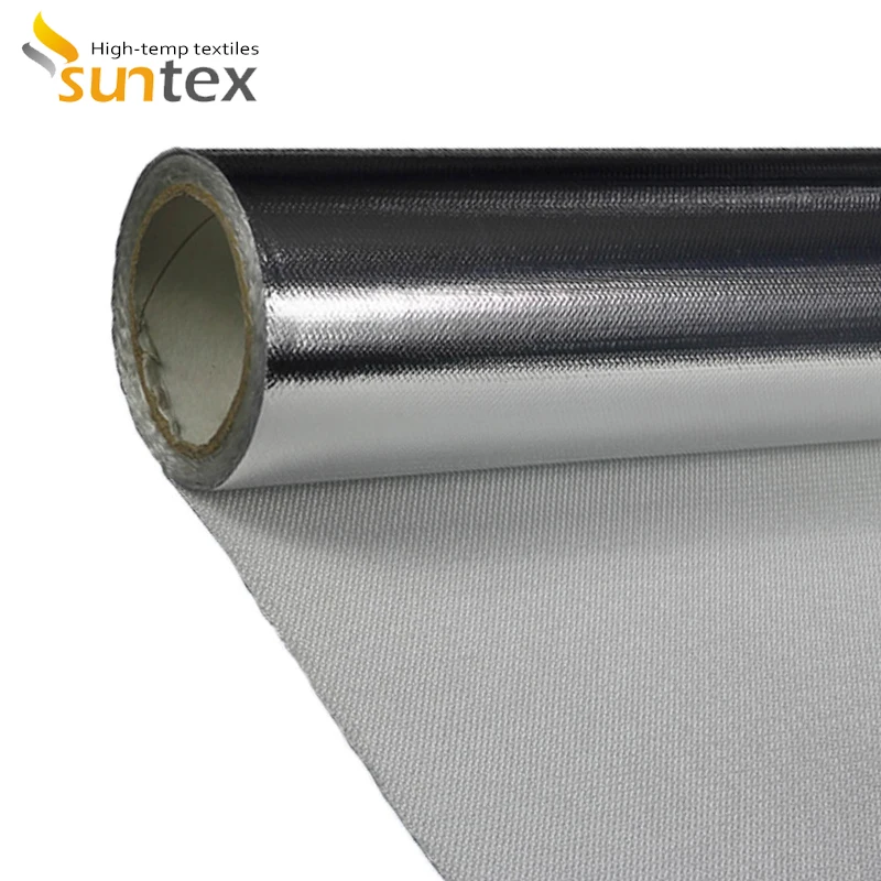 18oz 1.5mm Aluminum Foil Coated Thermal Insulation Fiberglass Heat ...