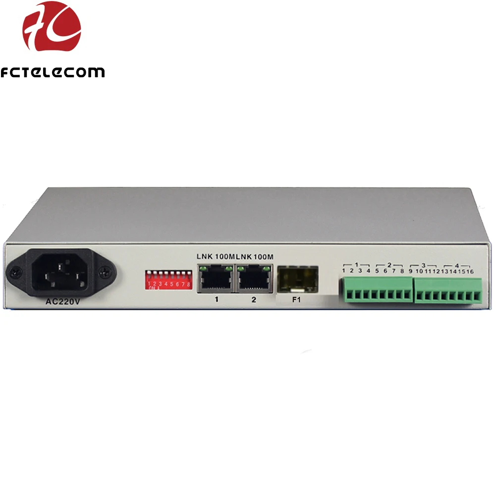 8 Channel Dry Contact to Ethernet Converter - FCTEL KOE-8