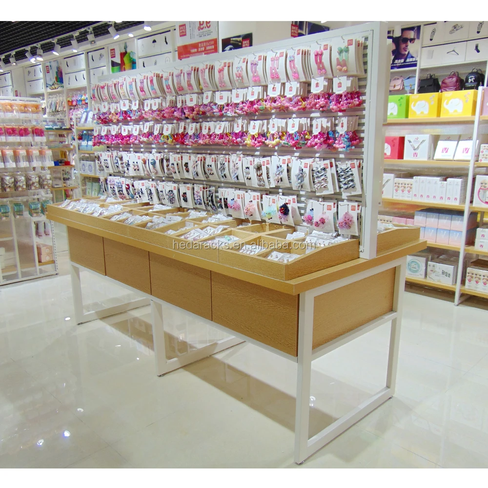 Hotsale Miniso style store gondola shelf display rack Wood| Alibaba.com