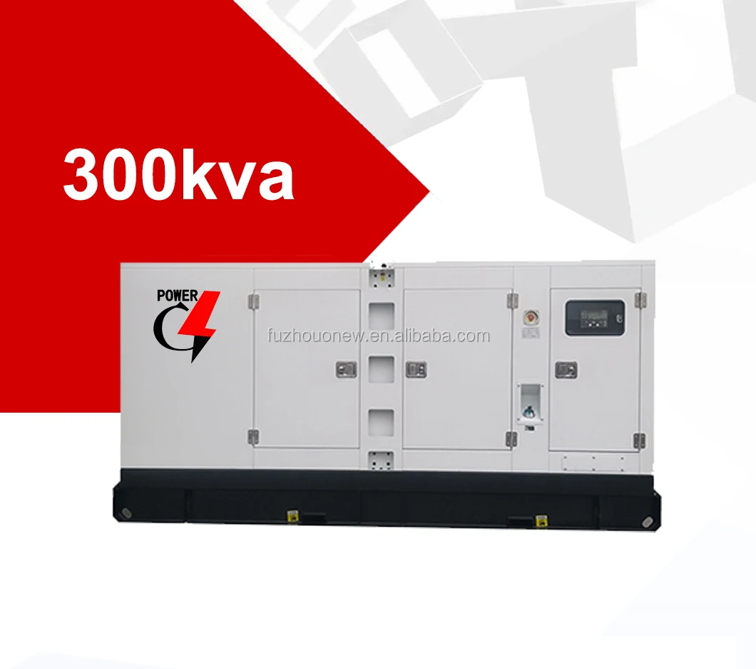 250kw/250 Kw/300 Kva/300kva Single Three Phase Soundproof Open Water ...