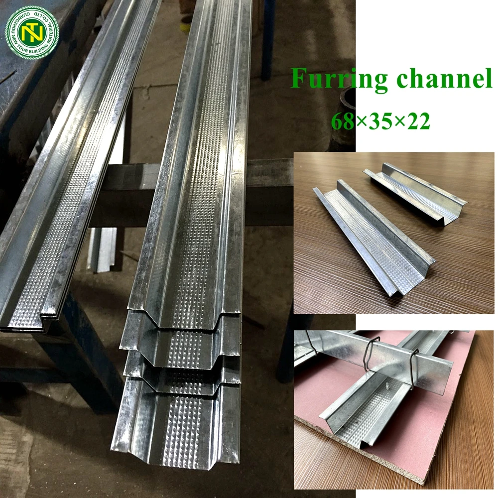 Galvanised Steel Channels for Modern Gypsum Ceiling Designs