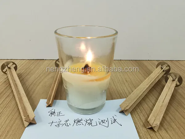 Cross Wood Wick - Premium Candle Wicks for DIY Crafts