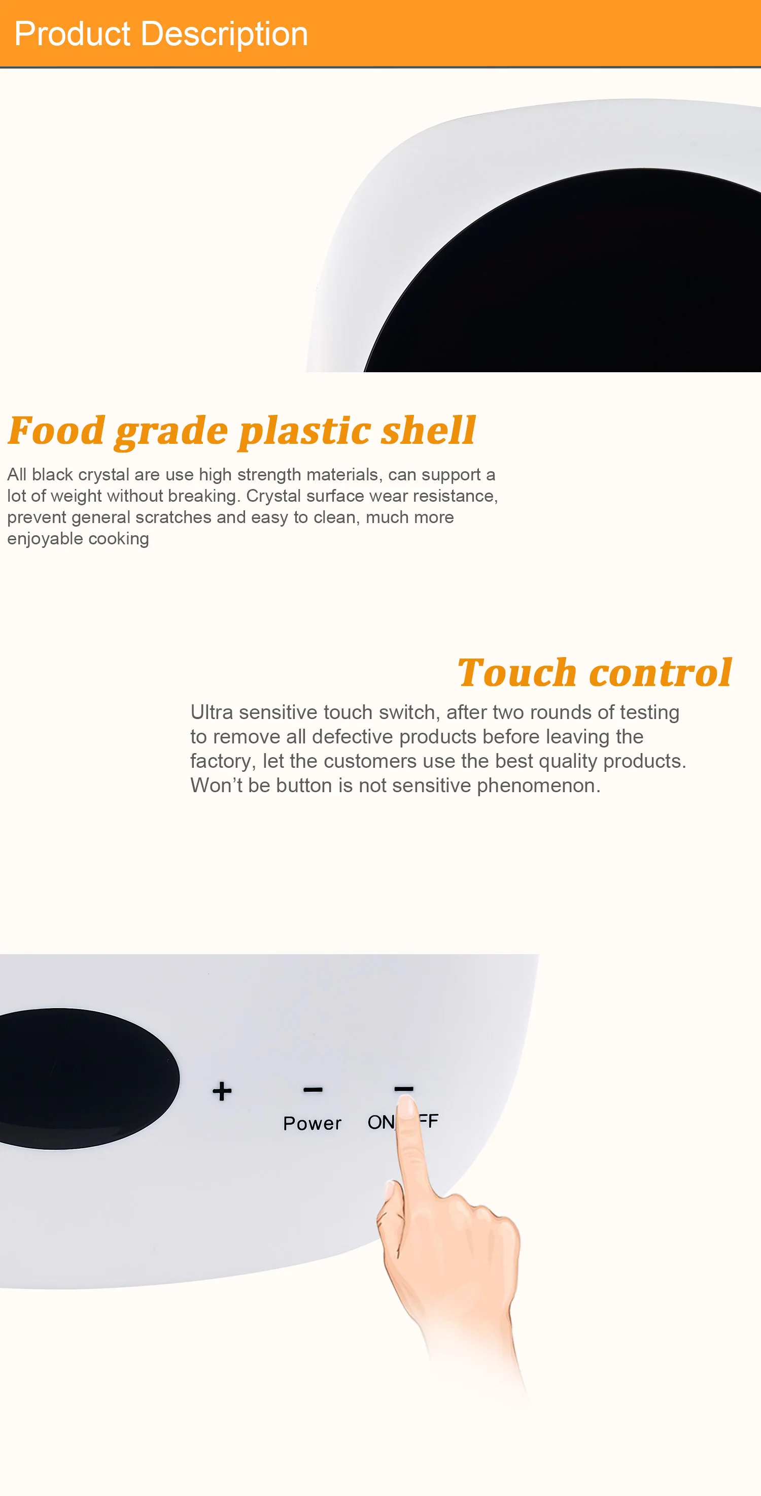 220v 1500w Ultra-Thin IH Electric Chula Stove - Alpha Vitroceramica