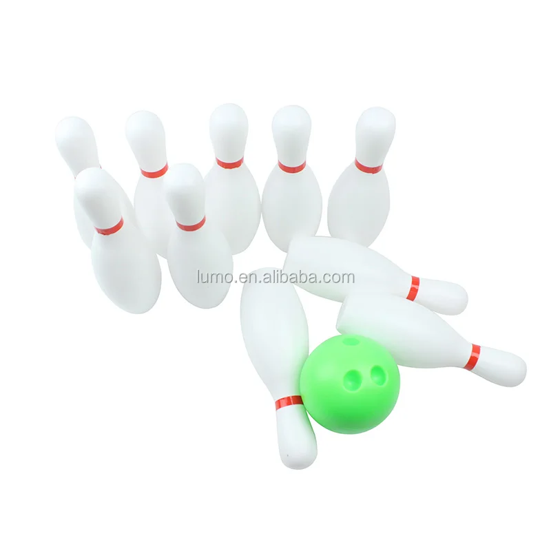 Custom Kids Bowling Soft Plastic Bowling Ball Set 10 Classical White ...