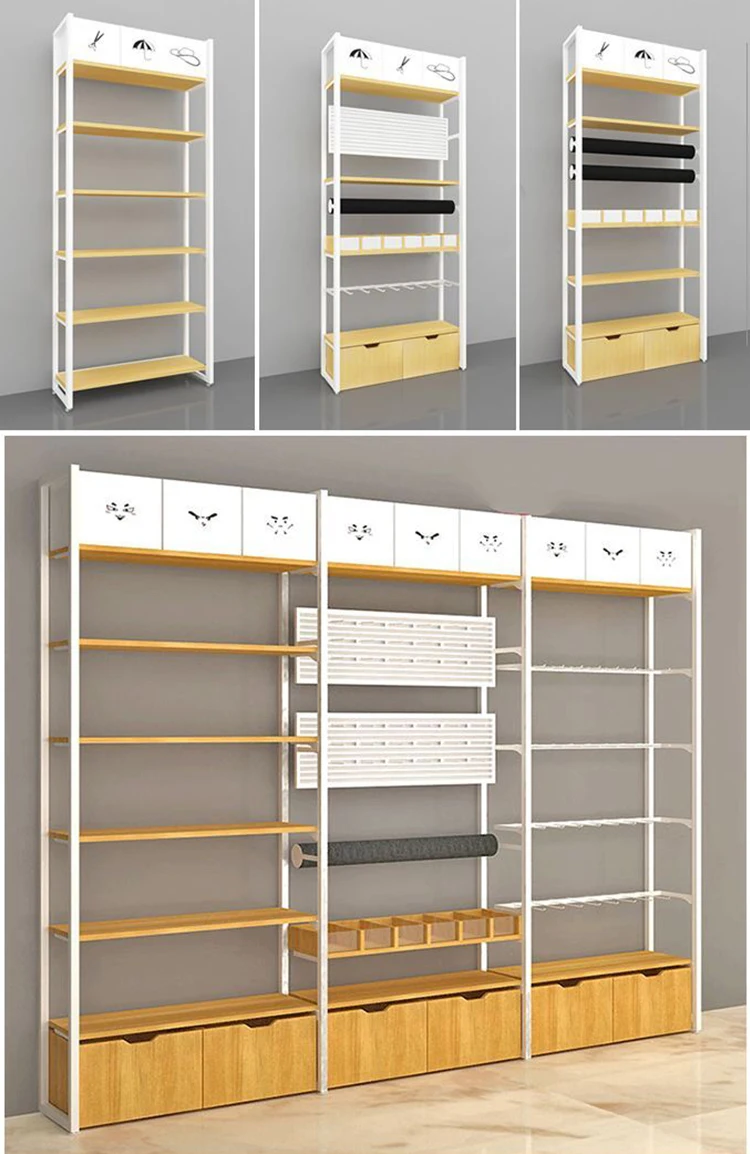 Custom Metal Miniso Shelf Cosmetics Miniso Display Stand Boutique ...