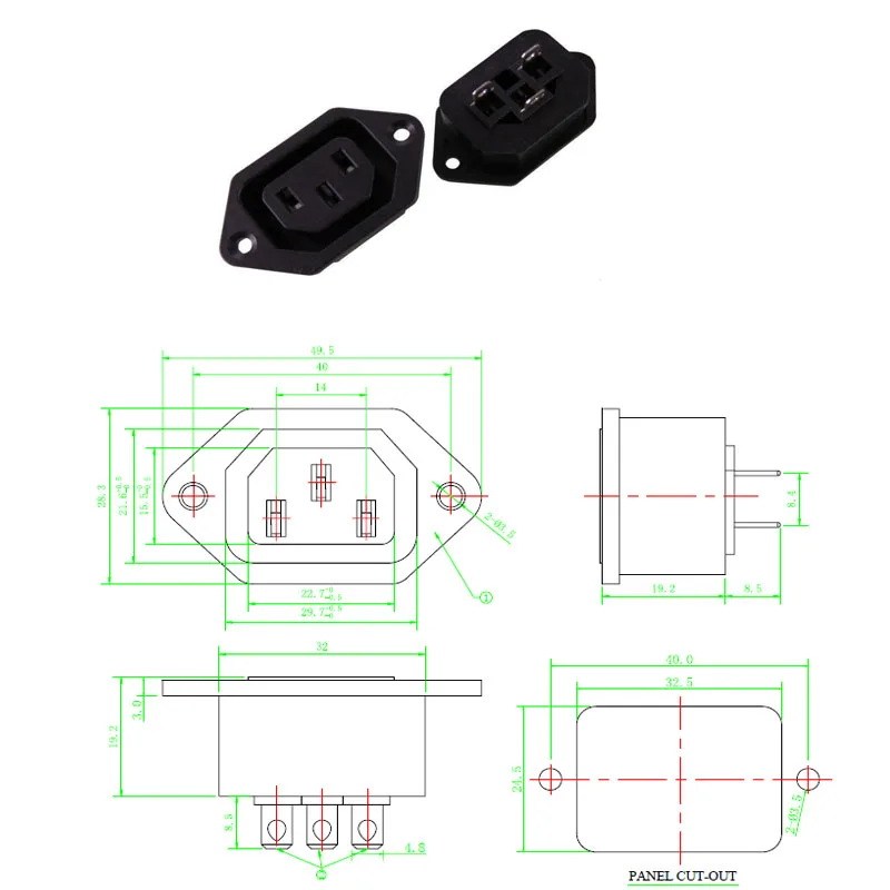 Ac Plug For Pcb - Buy Ac Plug For Pcb,Ac Power Plug,Ac Plug Lock Screw ...