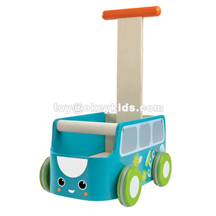 Wholesale Educational Activity Walker Wooden Push Cart For Baby W16e045 ...