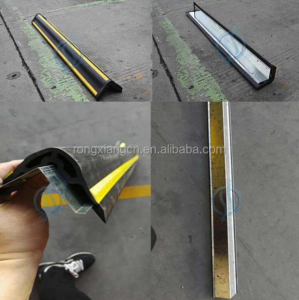 50mm Thickness Wall Protection Heavy Rubber Edge Round Corner Guard Car ...