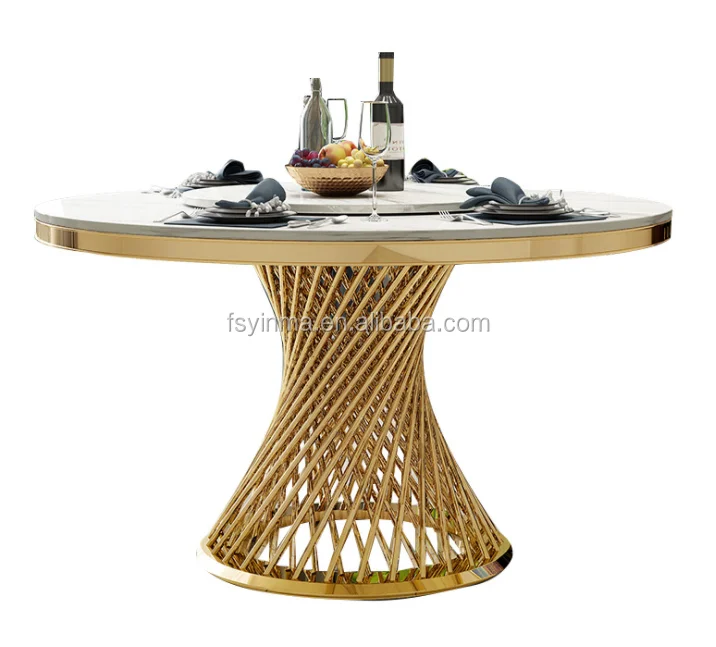Hot Sale Cheap Round Dining Table With Rotating Centre - Buy Round ...