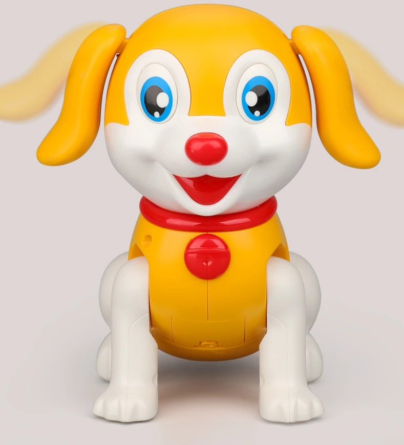 Cute Battery Powered Dog with L Light Music Robot Toy