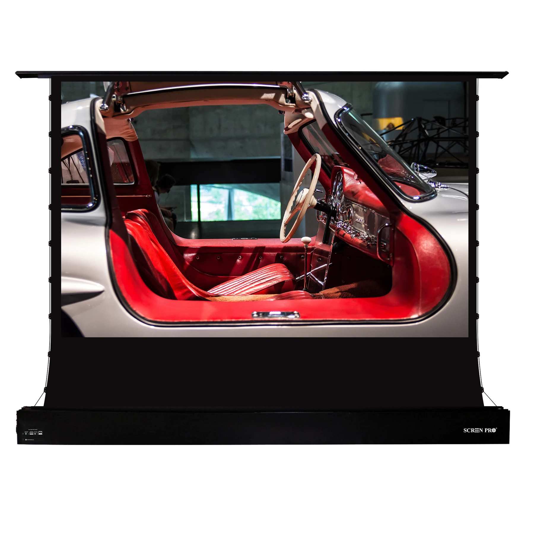 Screen Pro 135 Inch Motorized Alr Floor Rising Projection Screen For ...