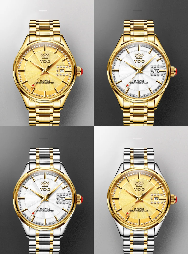 Luxury Japanese Automatic Wrist Watches Men Oem Brand Custom Logo Gold ...