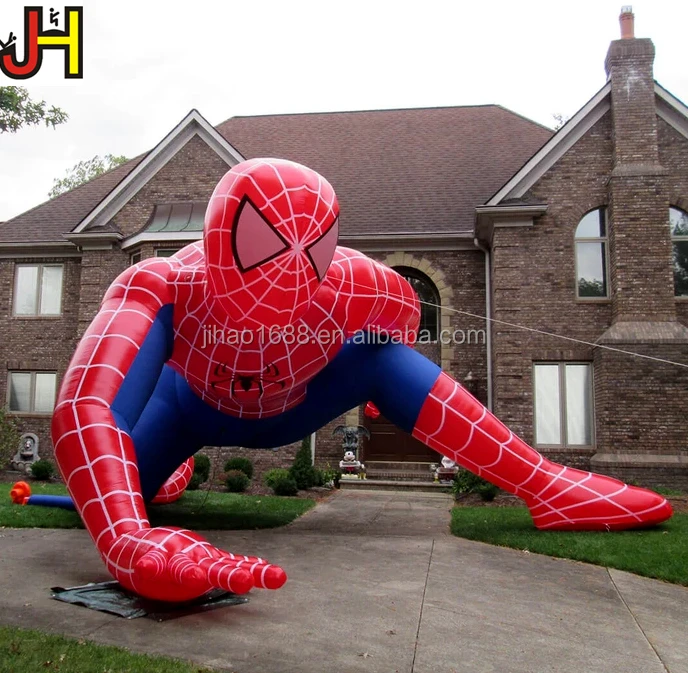 Inflatable Spiderman Model Super Hero Inflatable Spider Man Cartoon ...