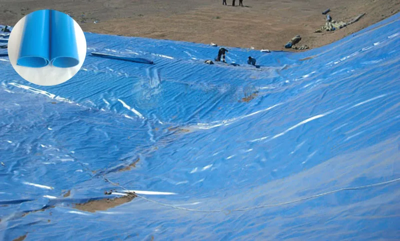 Waterproofing Blue Hdpe Smooth Geomembrane Films Membrane Fish Shrimp ...