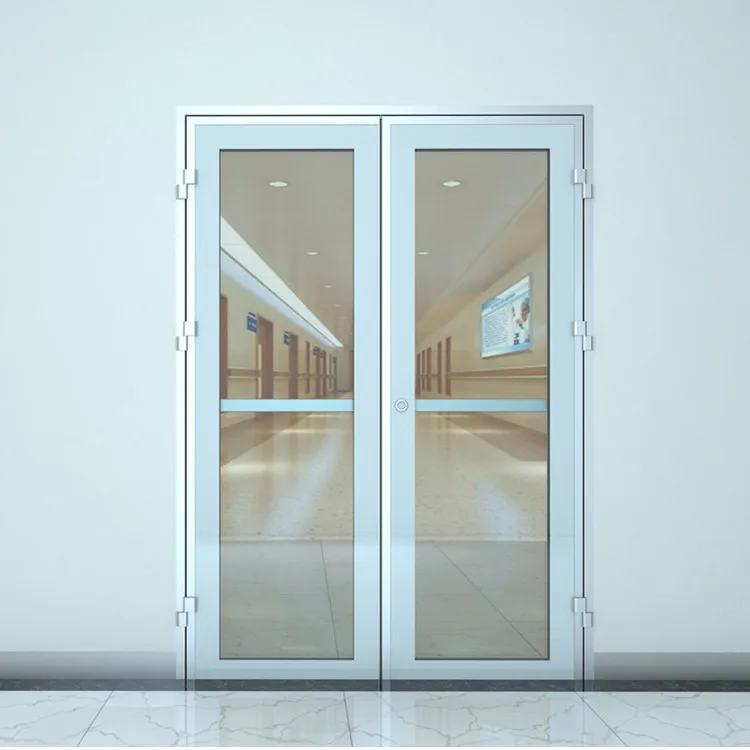 2019 Free Door Emergency Glass Emergency Exit Double Door With Panic ...