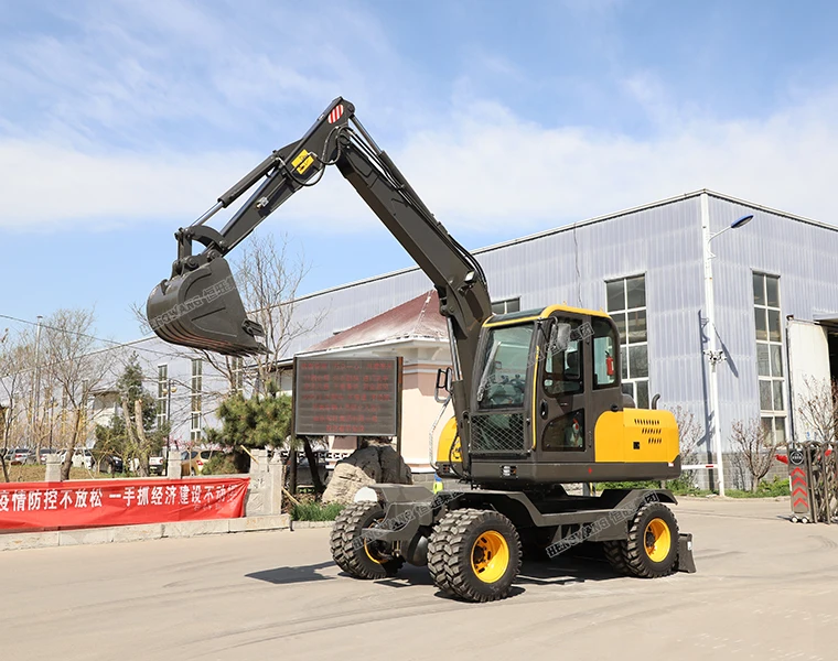 Mini Digger Wheeled Excavators - New 2020 Compact Excavator with High ...