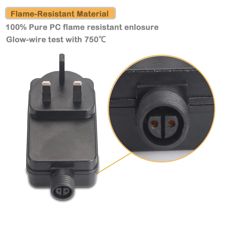 UK Plug 12V 2A Waterproof ac adapter led driver, View 24w class 2 SELV ...