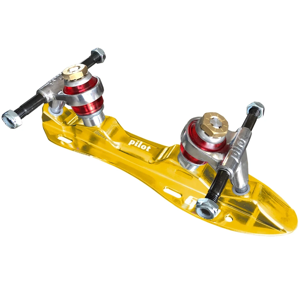 CNC Aluminum Frame Quad Roller Skates - Colorful & Durable