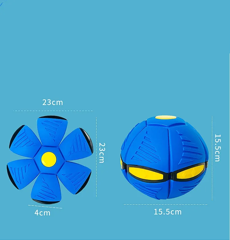 New Trend Tiktok Outdoor Toy Flying Disc Ball Led Ball Throw A Disc ...