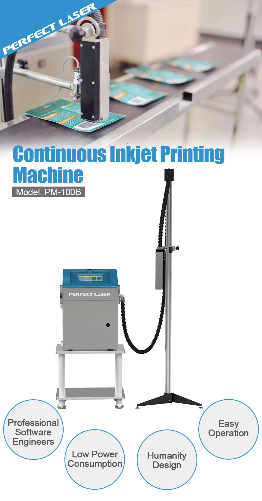 Cij Continuous Automatic Big Small Character Batch Expiry Date Numbers Packaging Coding Coder ...