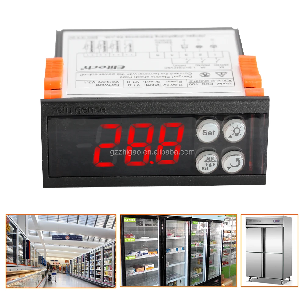 Elitech Ecs-100 Temperature Controller For High-end Air-cooled Beverage ...