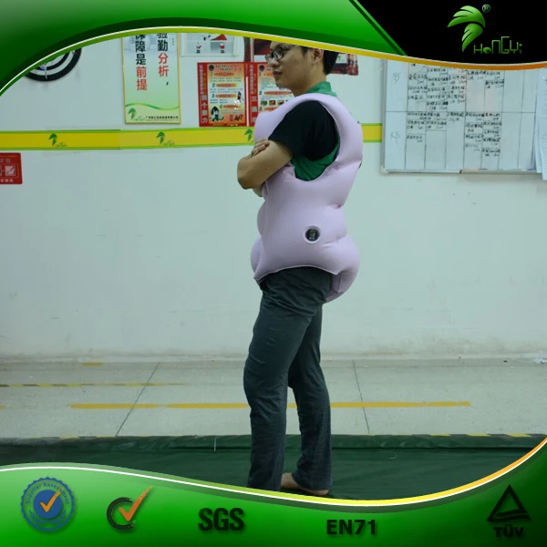 Pink Inflatable Diaper Suit,Inflatable Big Muscle Costume - Buy ...